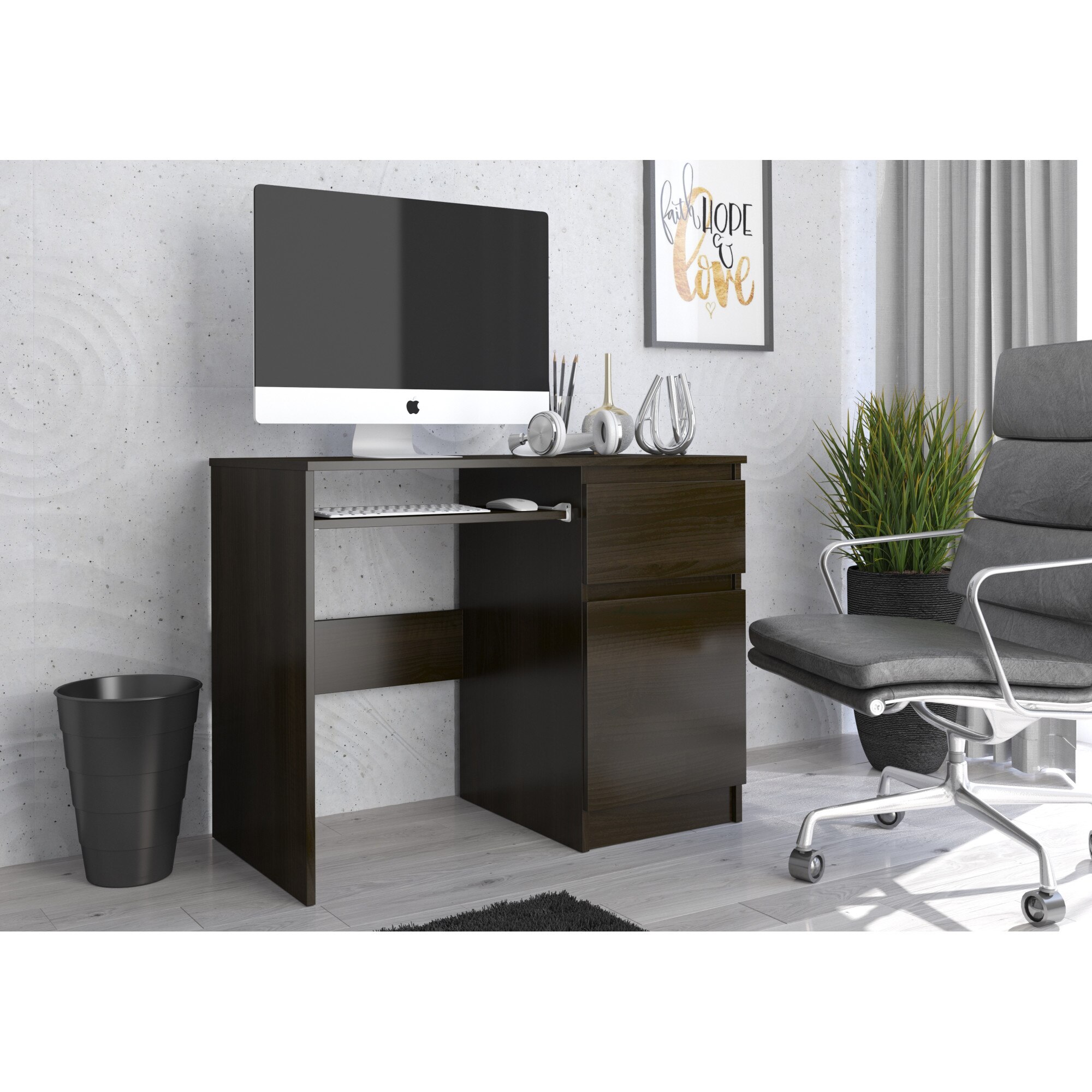 Birou, PVC, N-33 WENGE, 77x50x96 - eMAG.ro