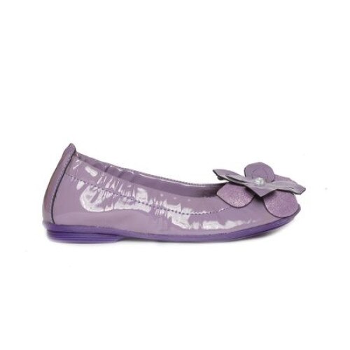 Pantofi copii Lara Pj Shoes din piele naturala lac mov 31 - eMAG.ro