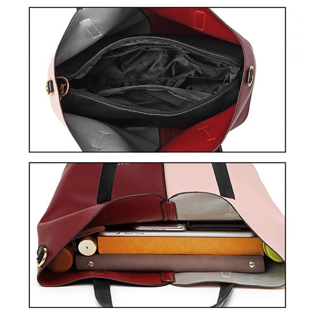 Set 2 genti dama Kellery, Roz/Burgundy - eMAG.ro