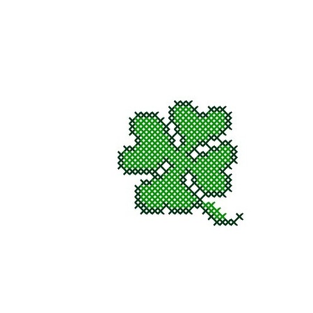 Program de broderie computerizata, D CUSUT, model trifoi, DV011, pe ...