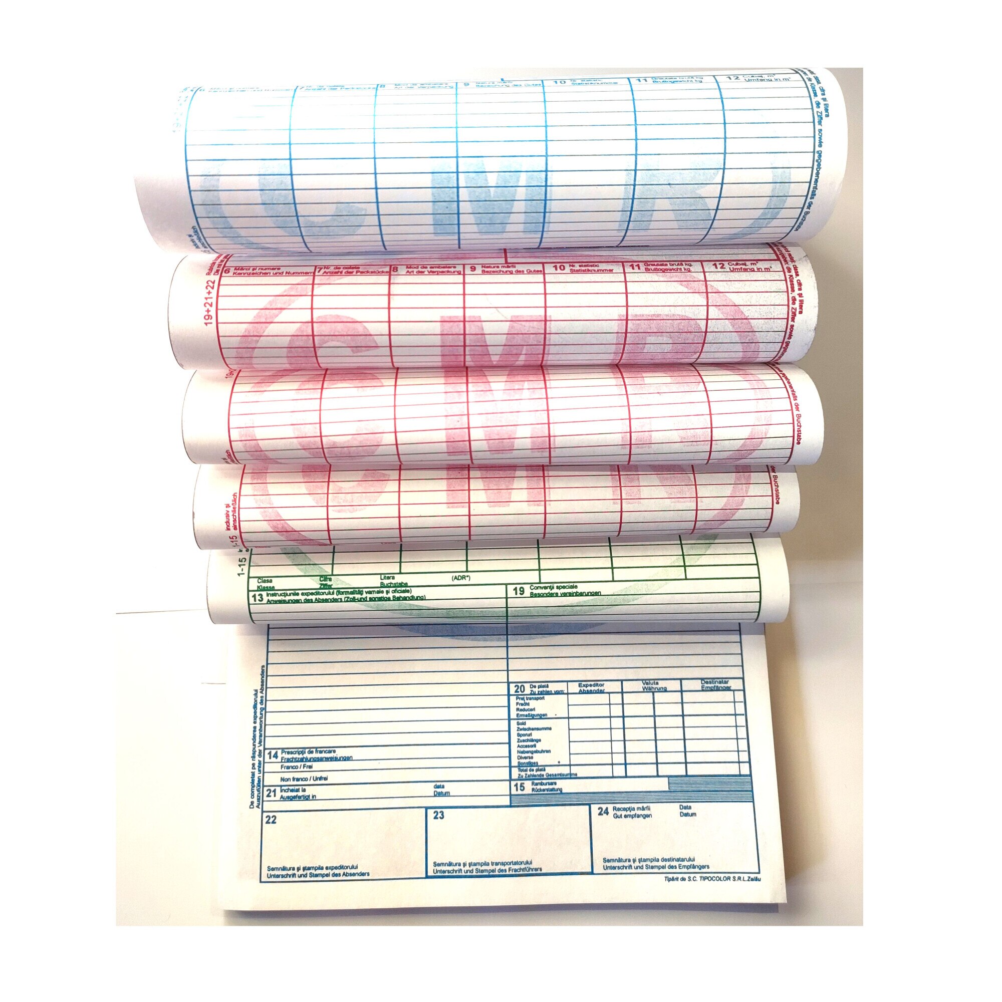 Set 10 buc CMR International, Format A4, 5 Exemplare, 25 Seturi/Carnet ...