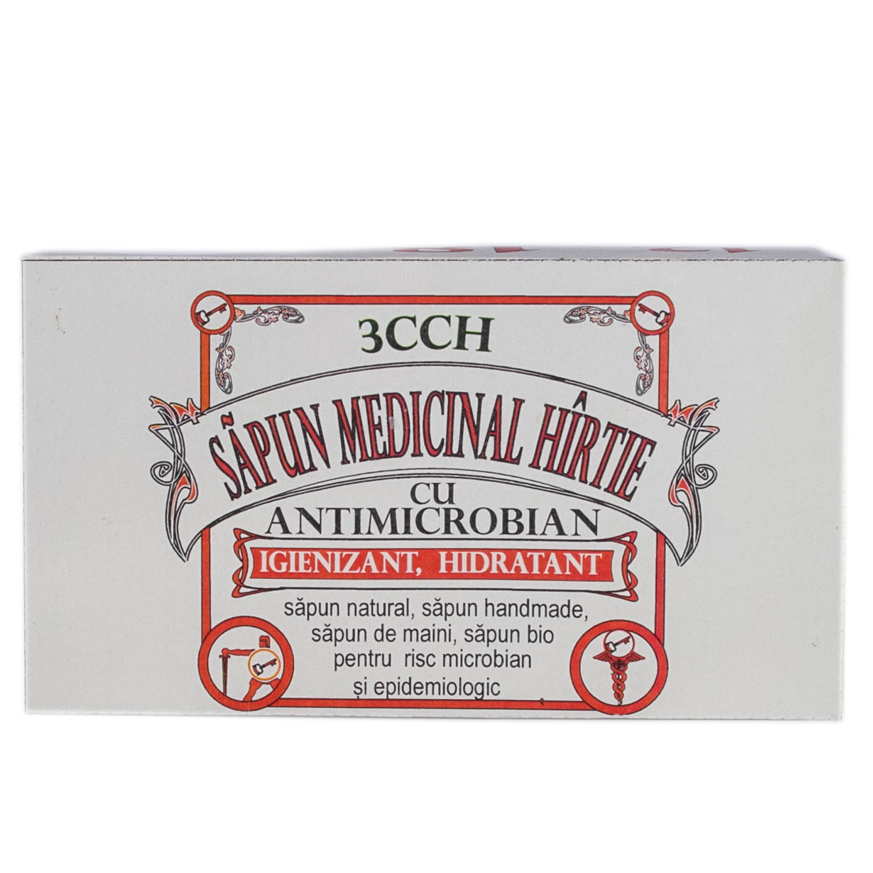Set 12 kituri sapun medicinal hartie cu antimicrobian 3CCH - eMAG.ro
