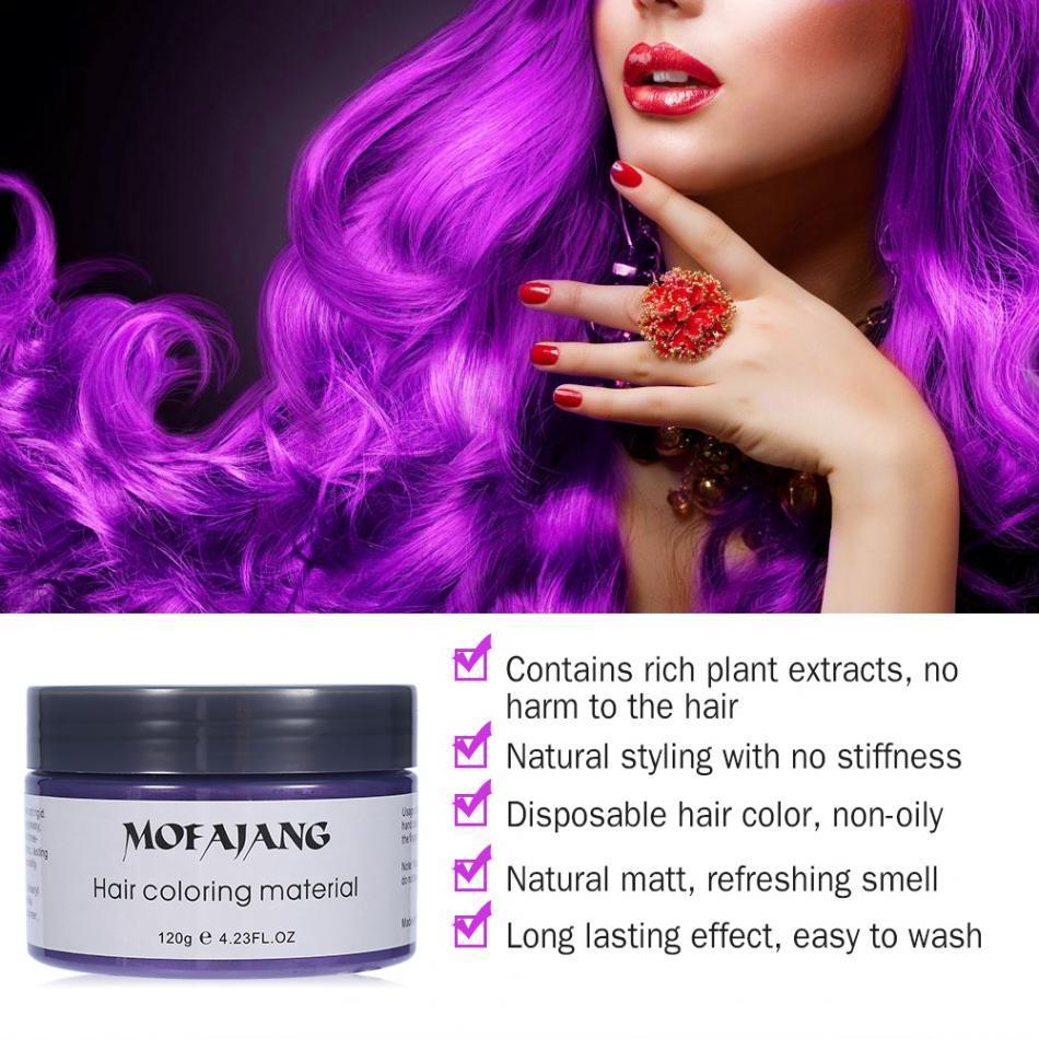 Ceara de par nuantatoare, Violet, 120g - MOFAJANG - eMAG.ro