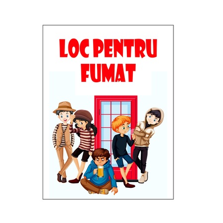 Placute avertizare, Poliprint ADV, Loc pentru fumat 30x20cm - eMAG.ro