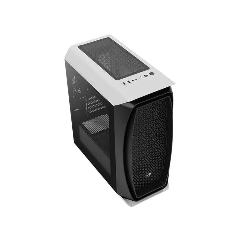 Carcasa, Aerocool, Aero One Mini, microATX, alba, 2xUSB3.0, Geam ...