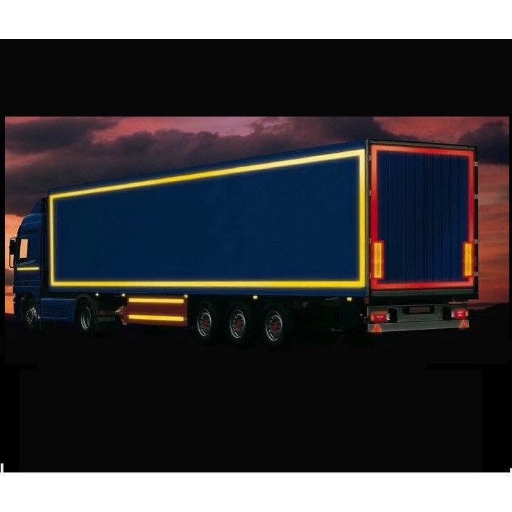 Banda galbena Reflectorizanta 25m fagure auto - eMAG.ro