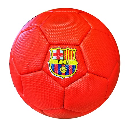 Minge de handbal, Atlas, Emblema FC Barcelona, Piele artificiala, 15 cm ...