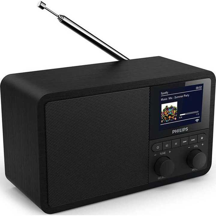 Internet radio PHILIPS TAPR802/12, negru - eMAG.ro