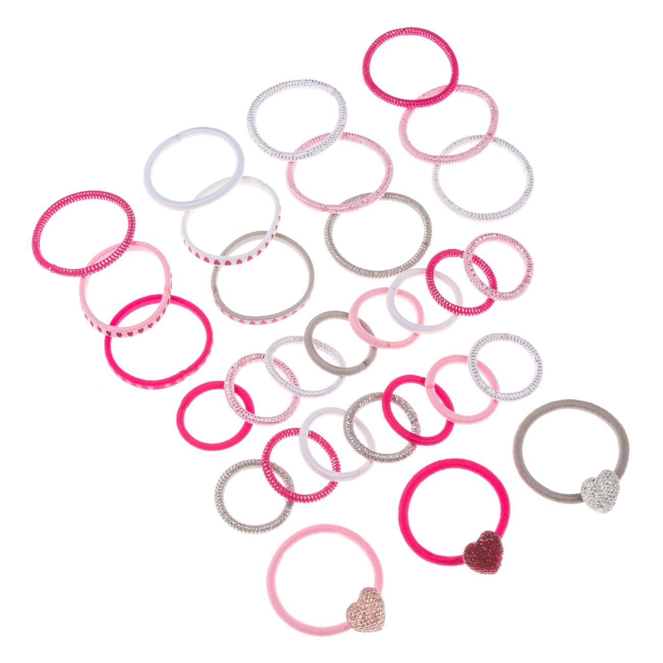 Set 30 elastice colorate de par, DecorCasa - eMAG.ro