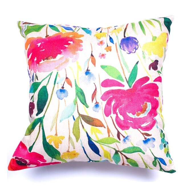 Perna decor PEONY, 45x45 cm - eMAG.ro