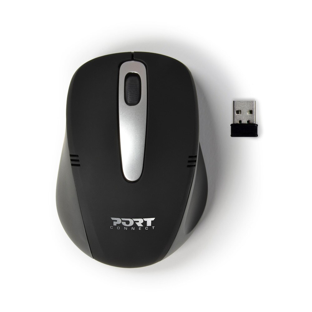 Mouse Wireless Port Designs Sedona, Negru - eMAG.ro