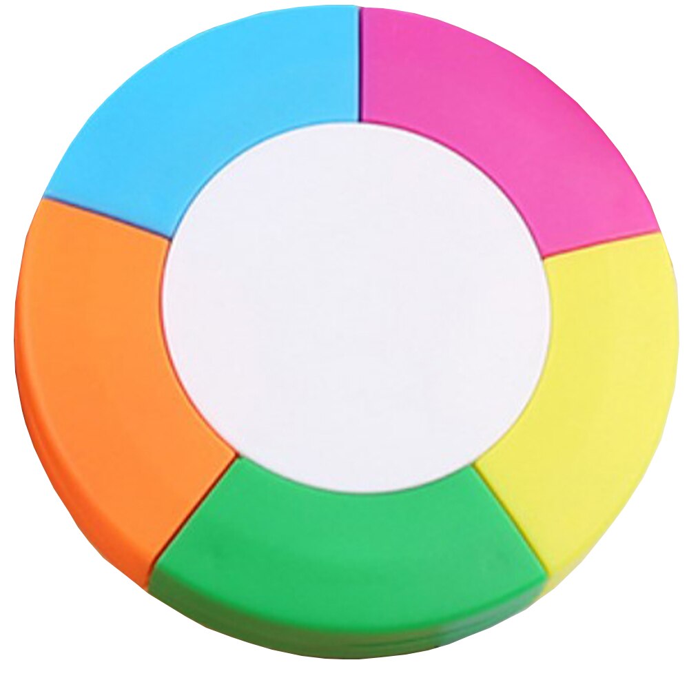 Marker de colorat, 5 capete cu 5 culori, in forma de Ozn - eMAG.ro