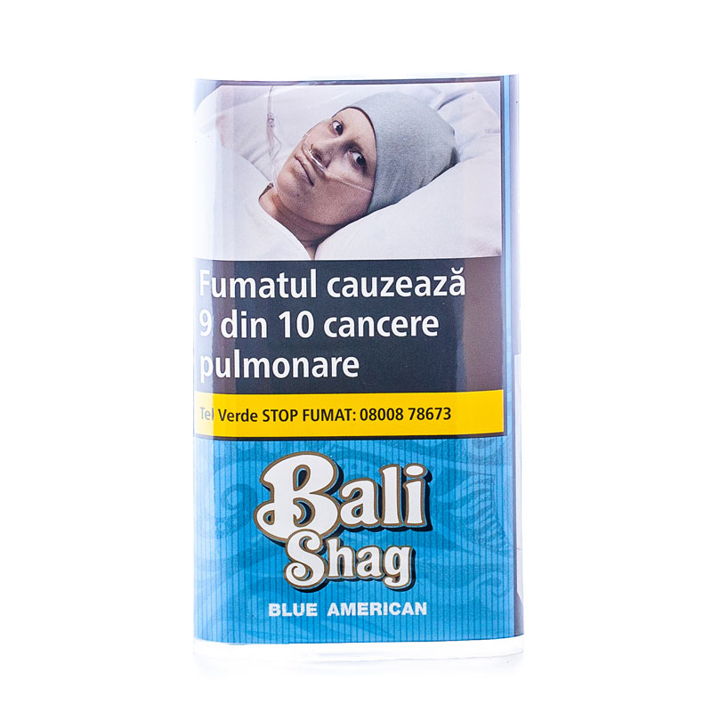 Tutun Bali Shag Blue American Blend, 40g + Foite Natural Bucata - eMAG.ro