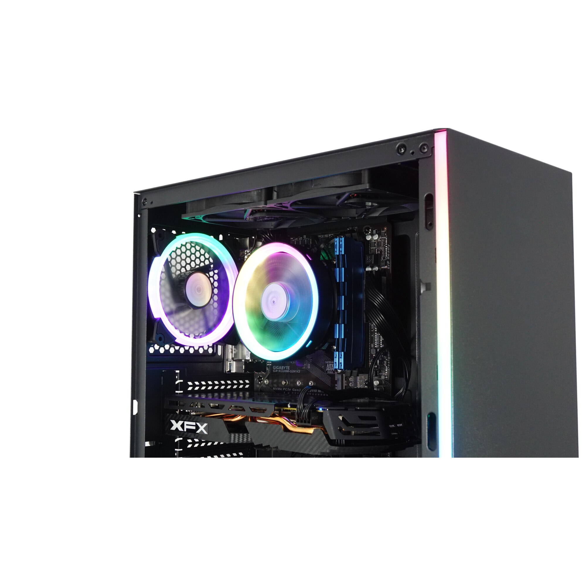 Sistem Desktop PC Gaming, Inaza Hawk, AMD Ryzen 5 2600X 3.6 GHz, 16GB ...