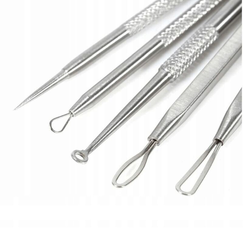 ProCart® Mitesszer eltávolító csipesz, 5 db készlet, 10 különböző vég ...