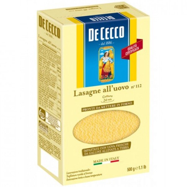 Paste cu ou lasagna timballo De Cecco, 500g - eMAG.ro
