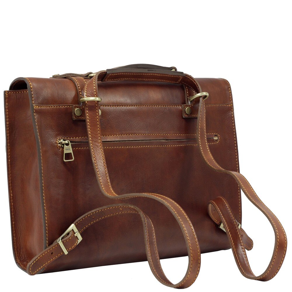 Servieta piele naturala cu compartiment pentru laptop „superior” N4431A ...