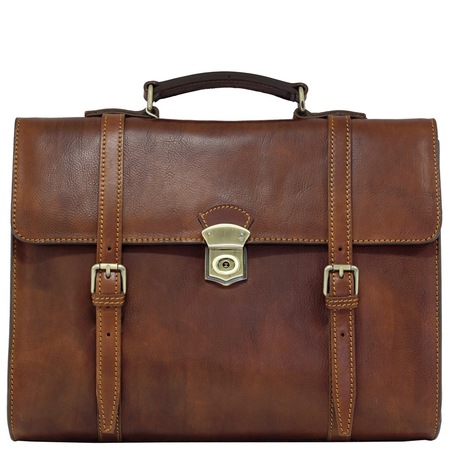 Servieta piele naturala cu compartiment pentru laptop „superior” N4431A ...