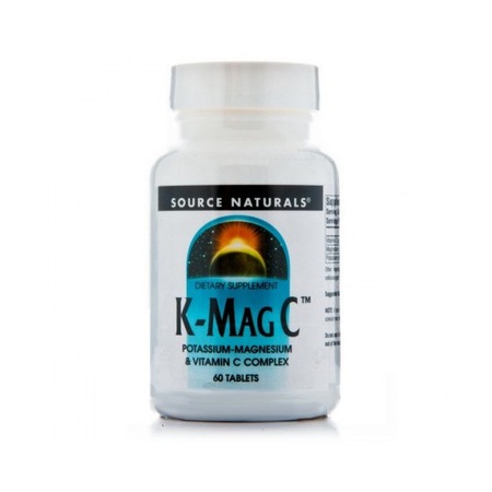 Source Naturals K-Mag C - Magneziu, potasiu si Vitamina C - 60 ...