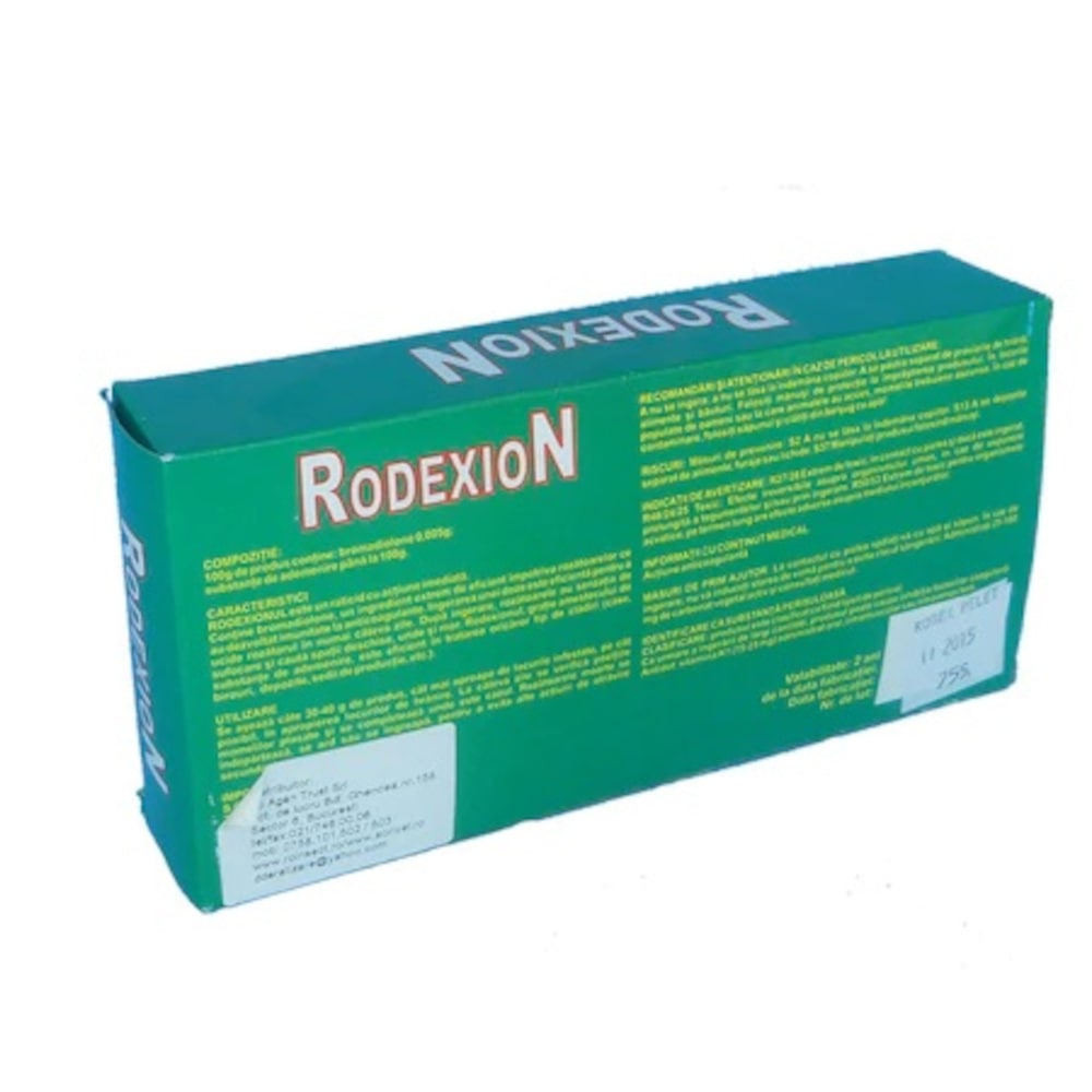 Momeala Raticida pentru soareci Rodexion Micopelete 400gr - eMAG.ro