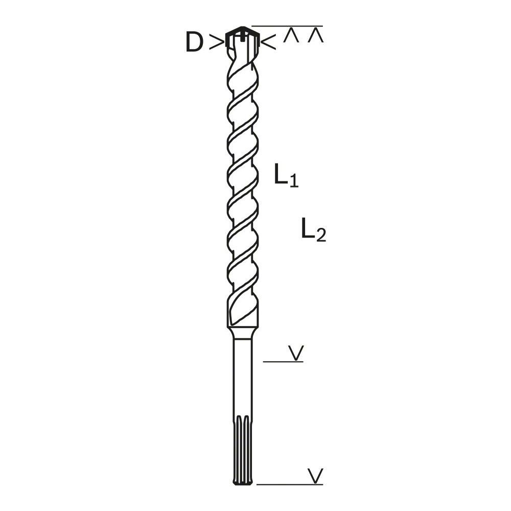 Ударна боркорона Bosch SDS-Max 28 x 400 x 520 mm - eMAG.bg