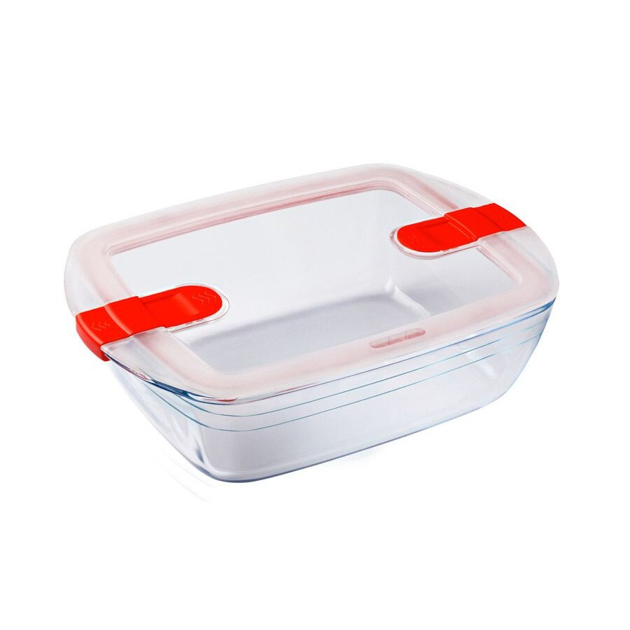 Recipient, Ocuisine, dreptunghiular, cu capac plastic, 2.3l - eMAG.ro