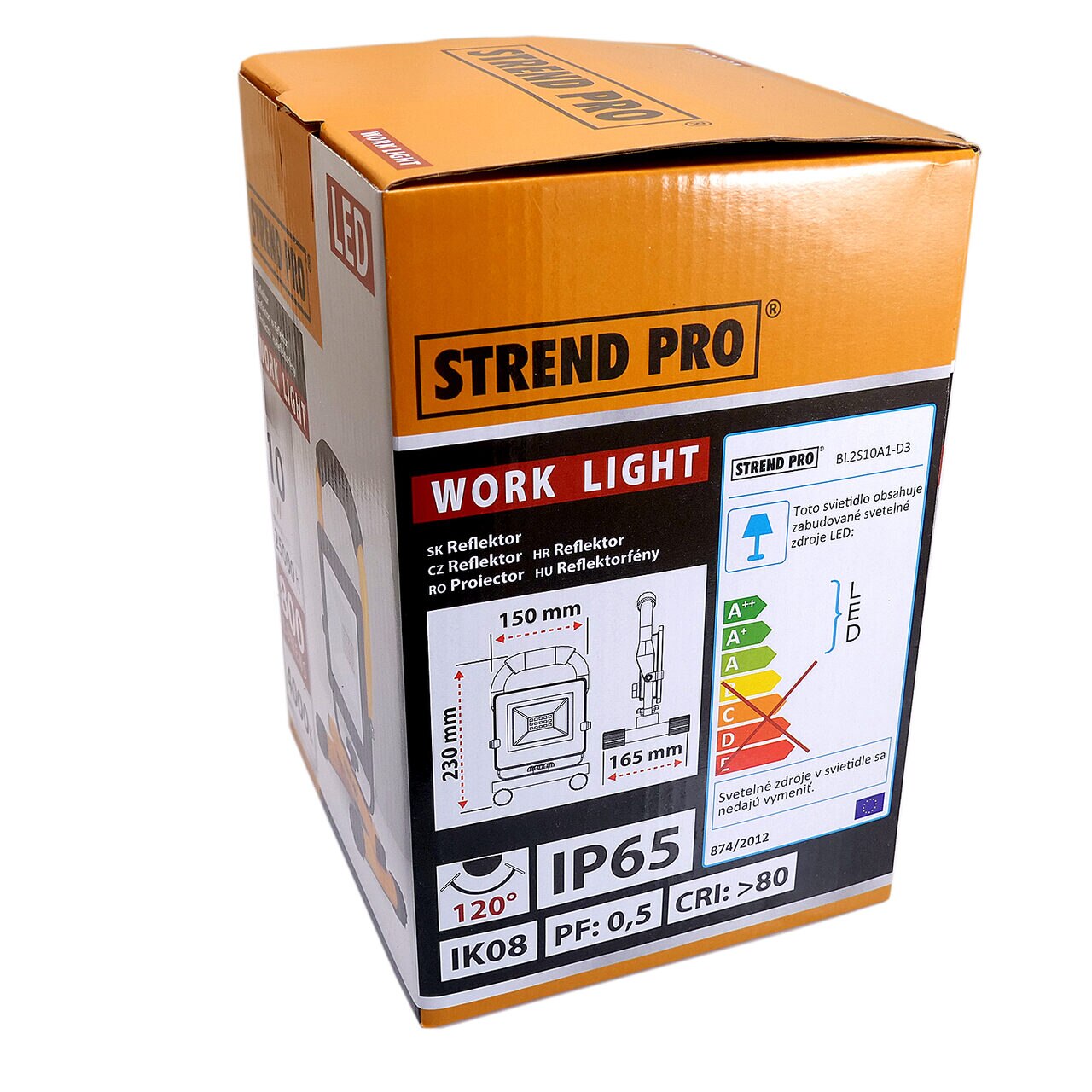 Proiector lucru, LED SMD, stativ, 10 W, 800 lm, cablu 1.8 m, IP65 ...