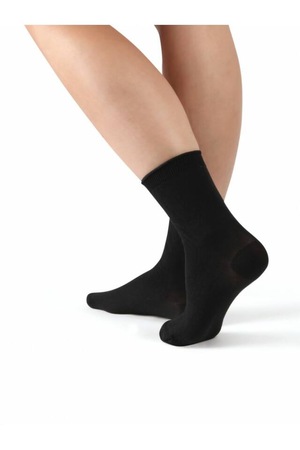 Ciorapi dama, Evona, Bumbac, Negru, m:35-38 - eMAG.ro