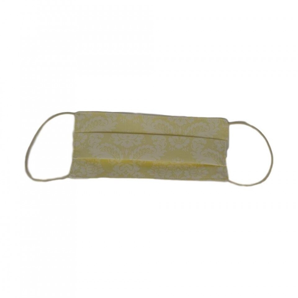 Masca de protectie faciala cu elastic, model floral, reutilizabila ...