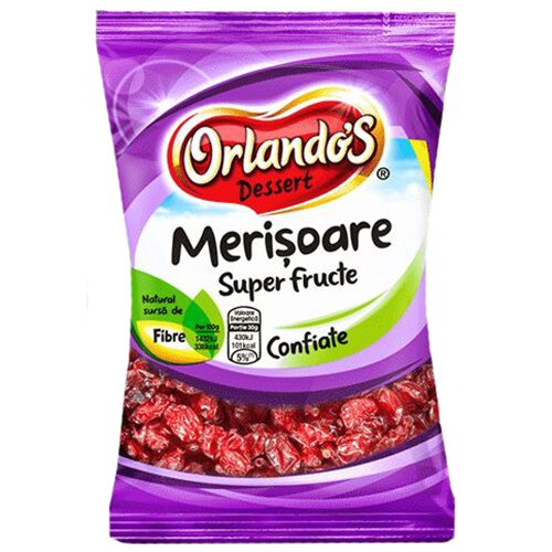 Merisoare super fructe confiate Orlandos Dessert, 100g - eMAG.ro