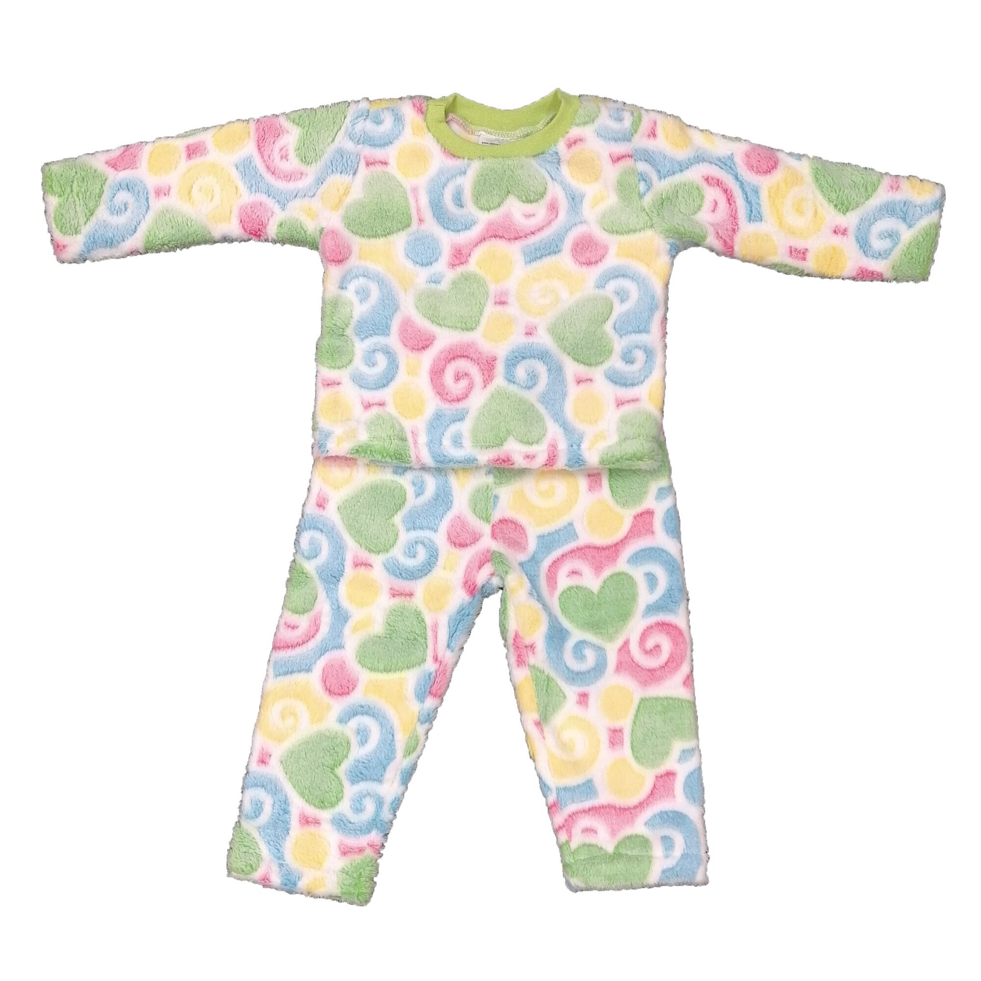 Pijama cocolino semne geometrice, Odorasul Mamei, multicolor, 2 ani, 81 ...