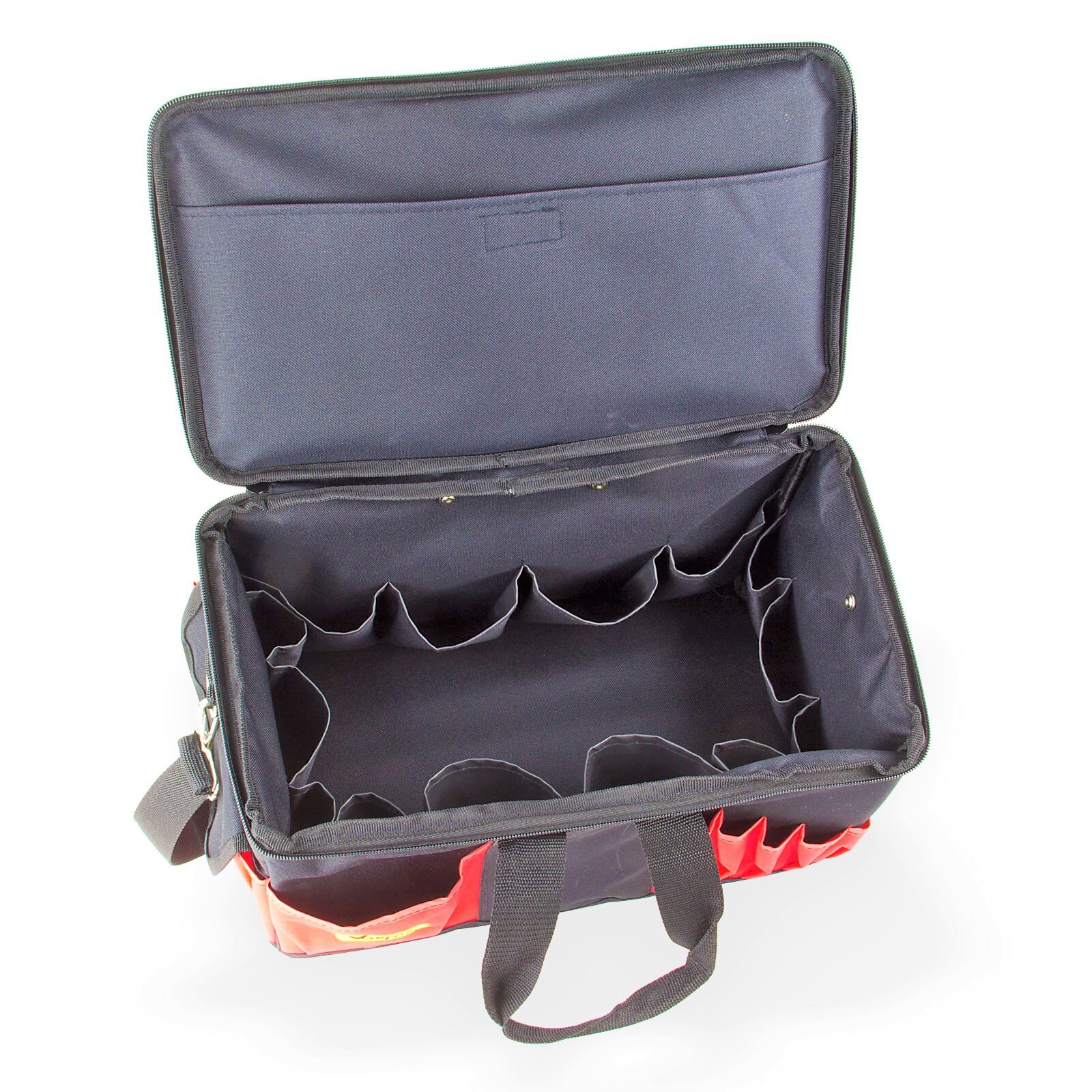 Geanta pentru scule, Dema, Culoare Negru/rosu - eMAG.ro