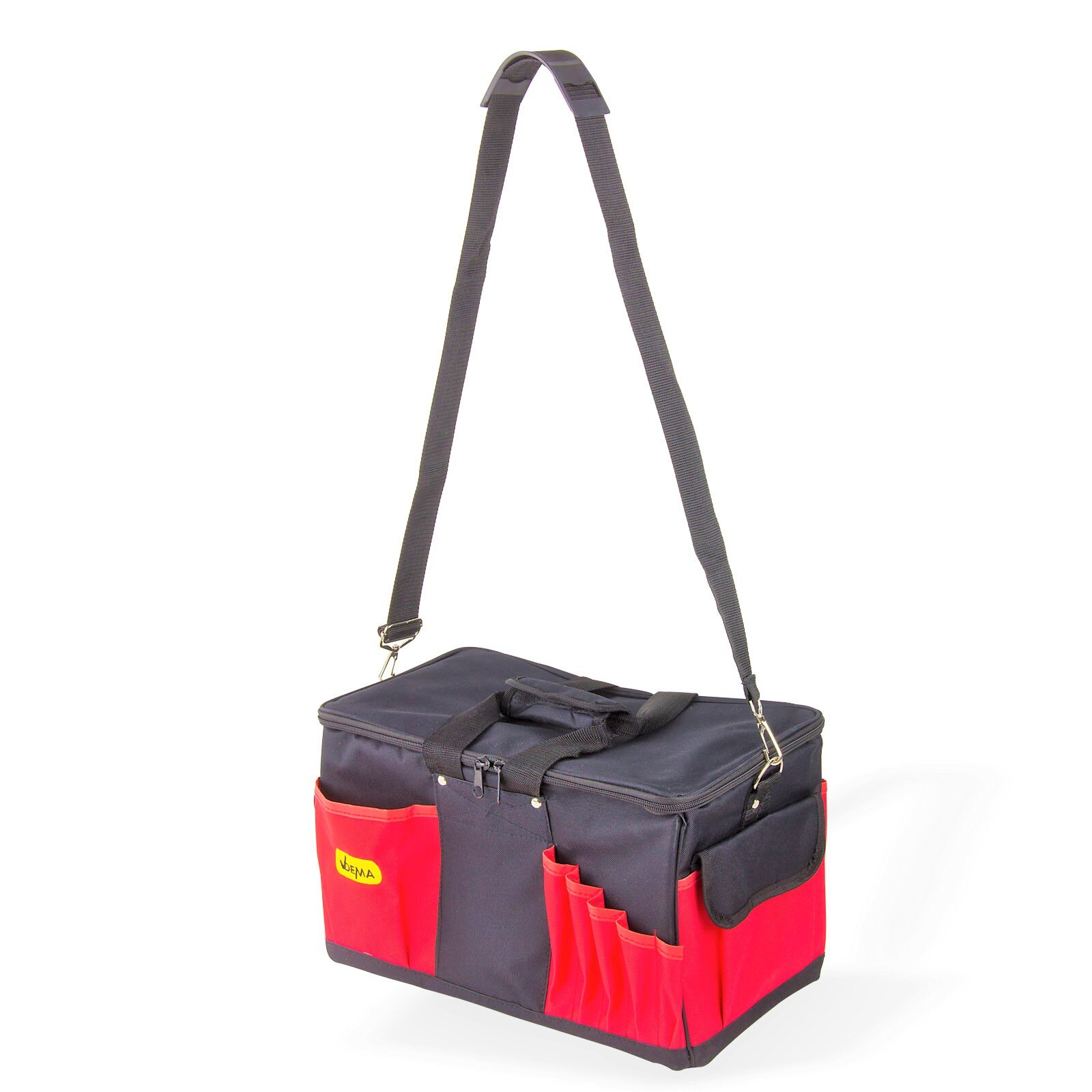 Geanta pentru scule, Dema, Culoare Negru/rosu - eMAG.ro