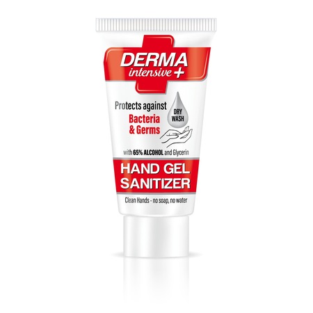 Антибактериален гел за ръце без отмиване Derma Intensive 75 мл, убива ...