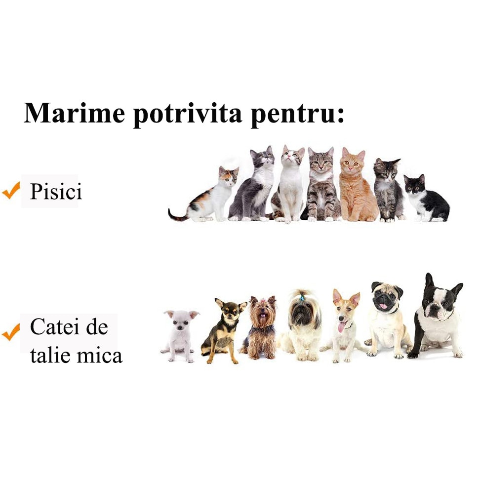 Pat ridicat pentru caini, pisici si alte animale de companie, Aexya ...