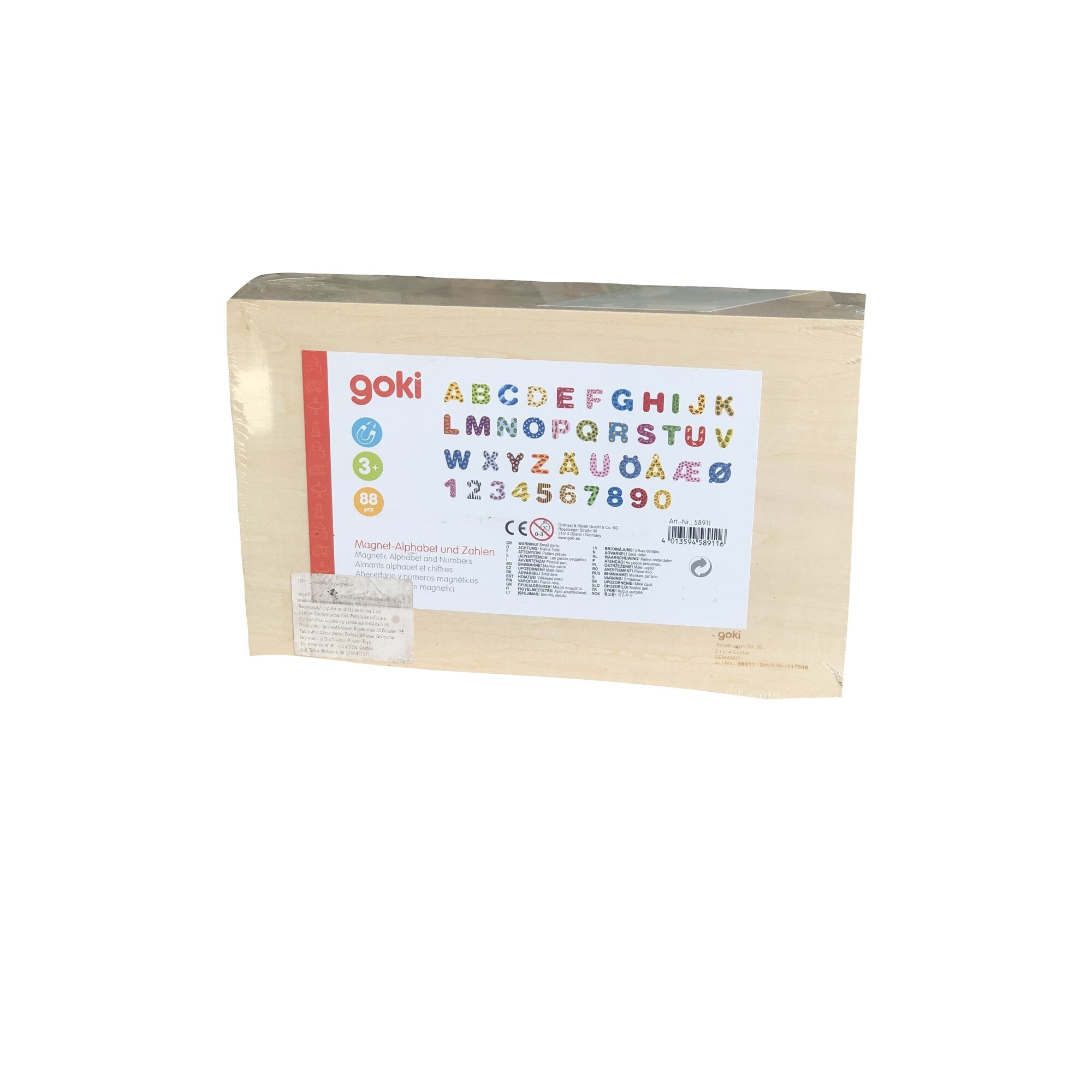 Set litere si numere magnetice, Goki - eMAG.ro