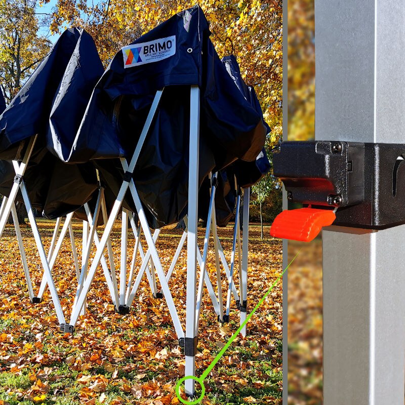 Cort pavilion pliabil 2x3m super aluminium albastru - eMAG.ro