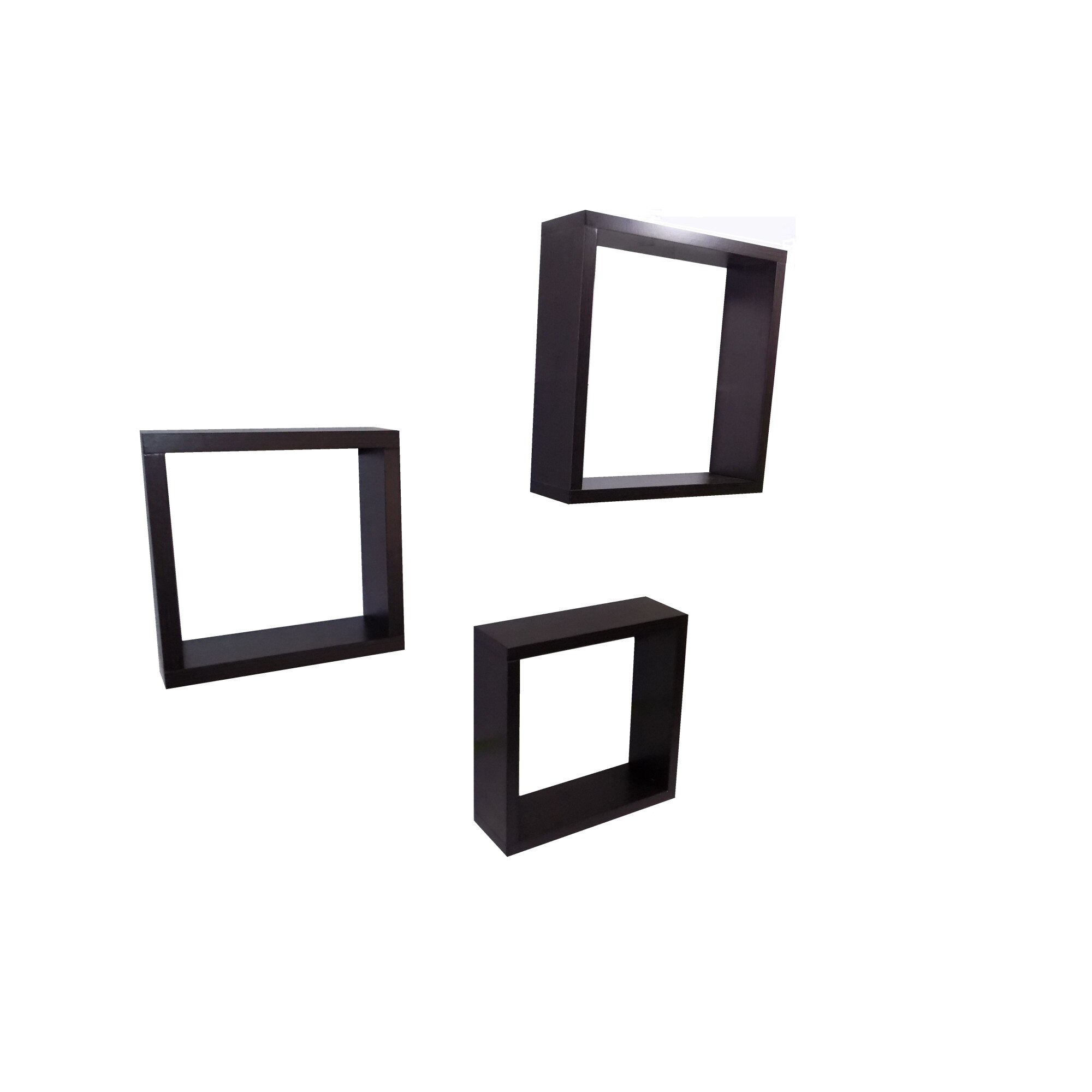 Set 3 cuburi raft perete Daily Wenge Model CW3510 - eMAG.ro