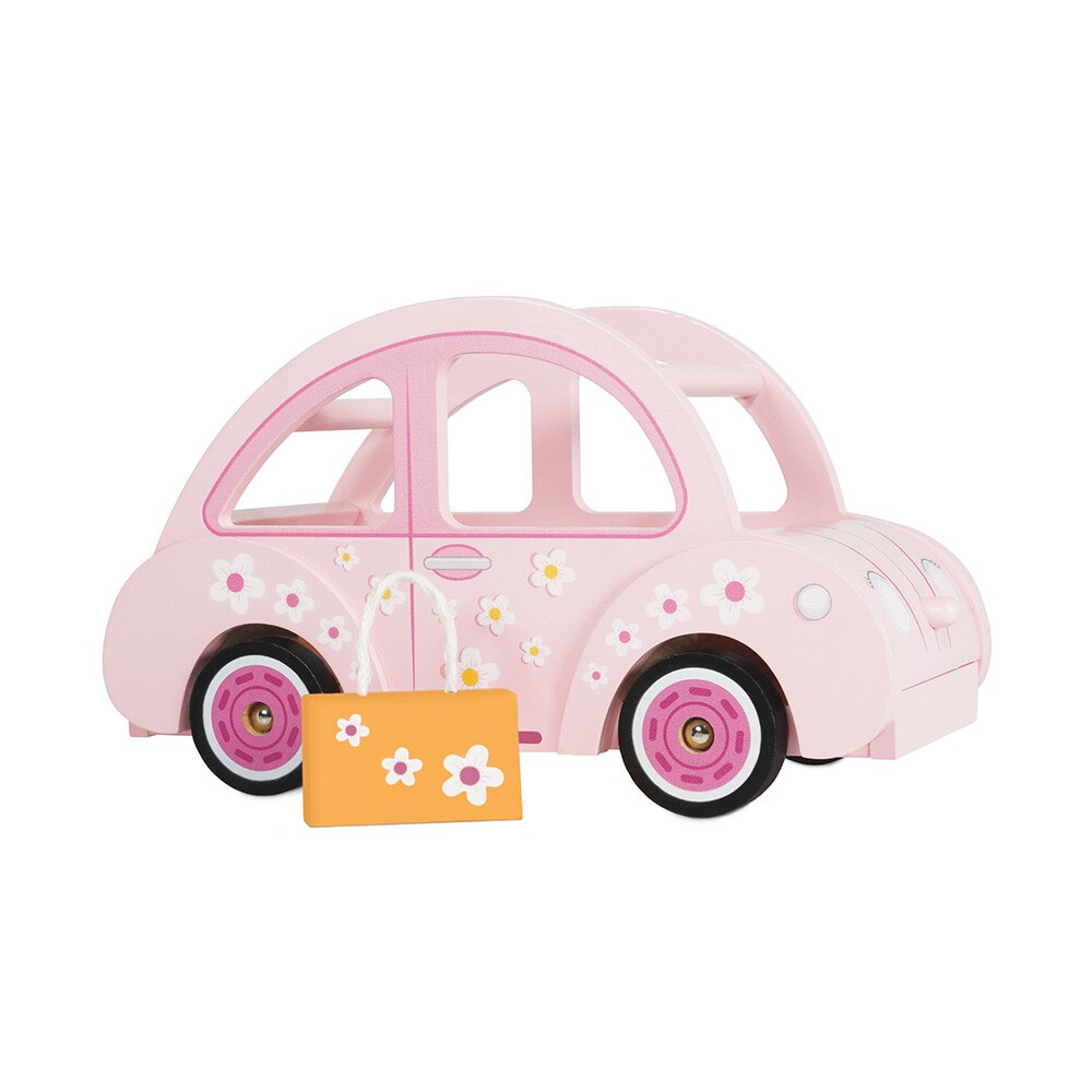 Masina din lemn a Sofiei, Le Toy Van, roz, 2 ani + - eMAG.ro