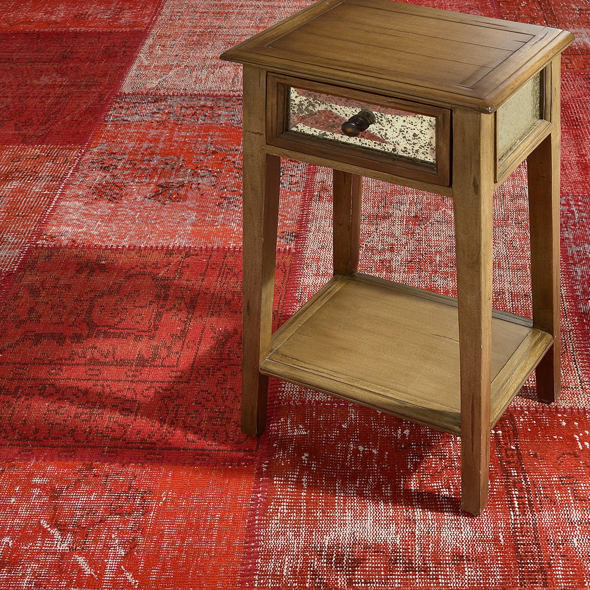 Covor PATCHWORK 200x290cm 1214 red - eMAG.ro