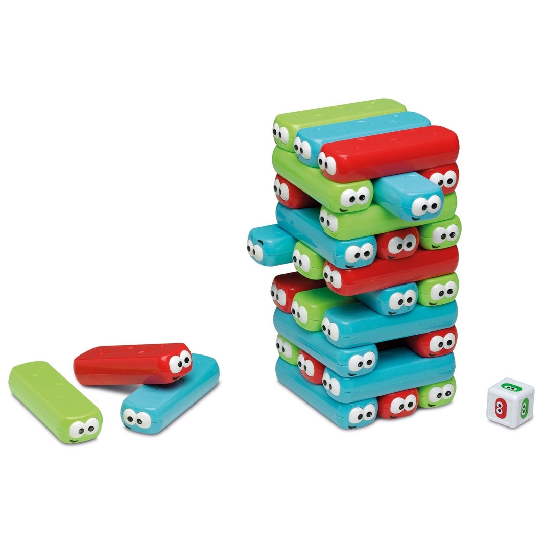 Turnul Infernal, joc JENGA din plastic, 3 ani +, Cayro - eMAG.ro