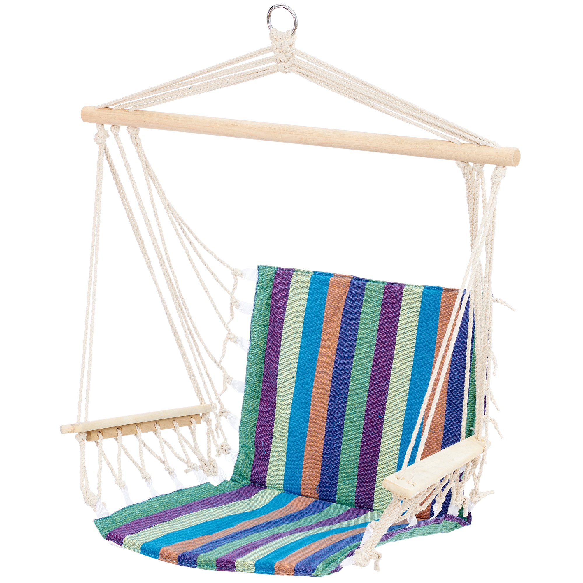 Scaun/Hamac Heinner suspendat 86x52cm, verde&mov - eMAG.ro