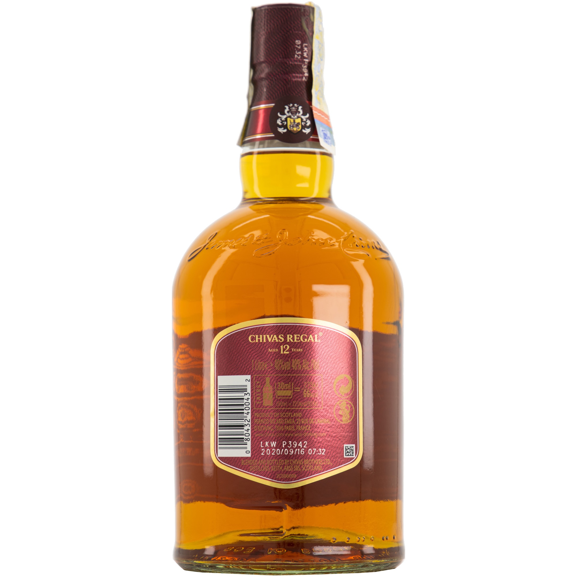 Whiskey Chivas Regal 12YO, Kevert 40%, Doboz, 1l - eMAG.hu