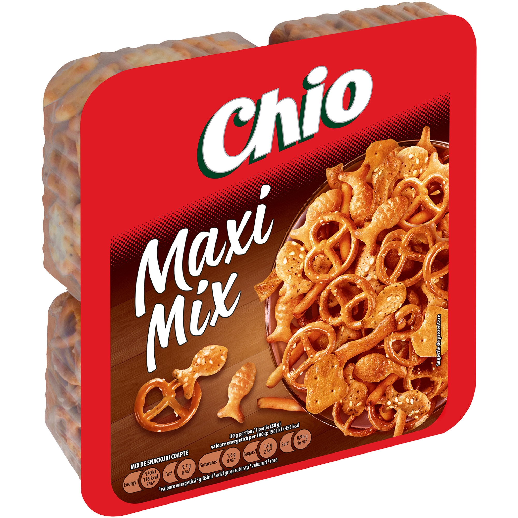 Mix de covrigei si biscuiti Chio Maxi Mix, 225g - eMAG.ro