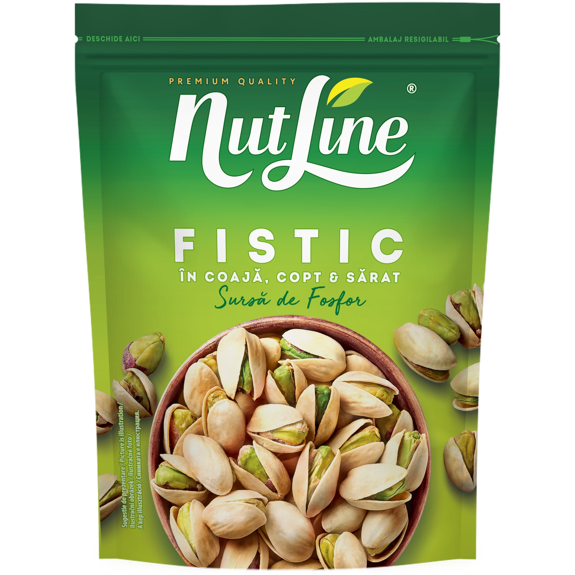 Fistic copt si sarat Nutline, 150g - eMAG.ro