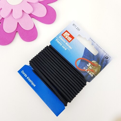 Elastic 2.5 mm, tip snur, Prym 971231 -negru - eMAG.ro