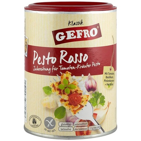 Червен песто сос Gefro, Без глутен, 150гр - eMAG.bg