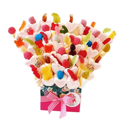 Aranjament dulce, din jeleuri si bezele moi, 500 gr - eMAG.ro