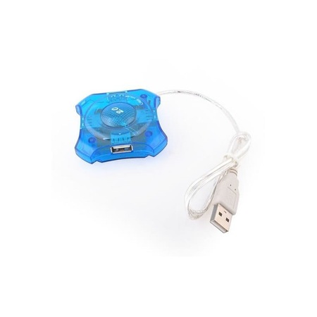 Hub USB 2.0 Cu 4 Porturi, Usb Adaptor, Multiplicator, Albastru - eMAG.ro