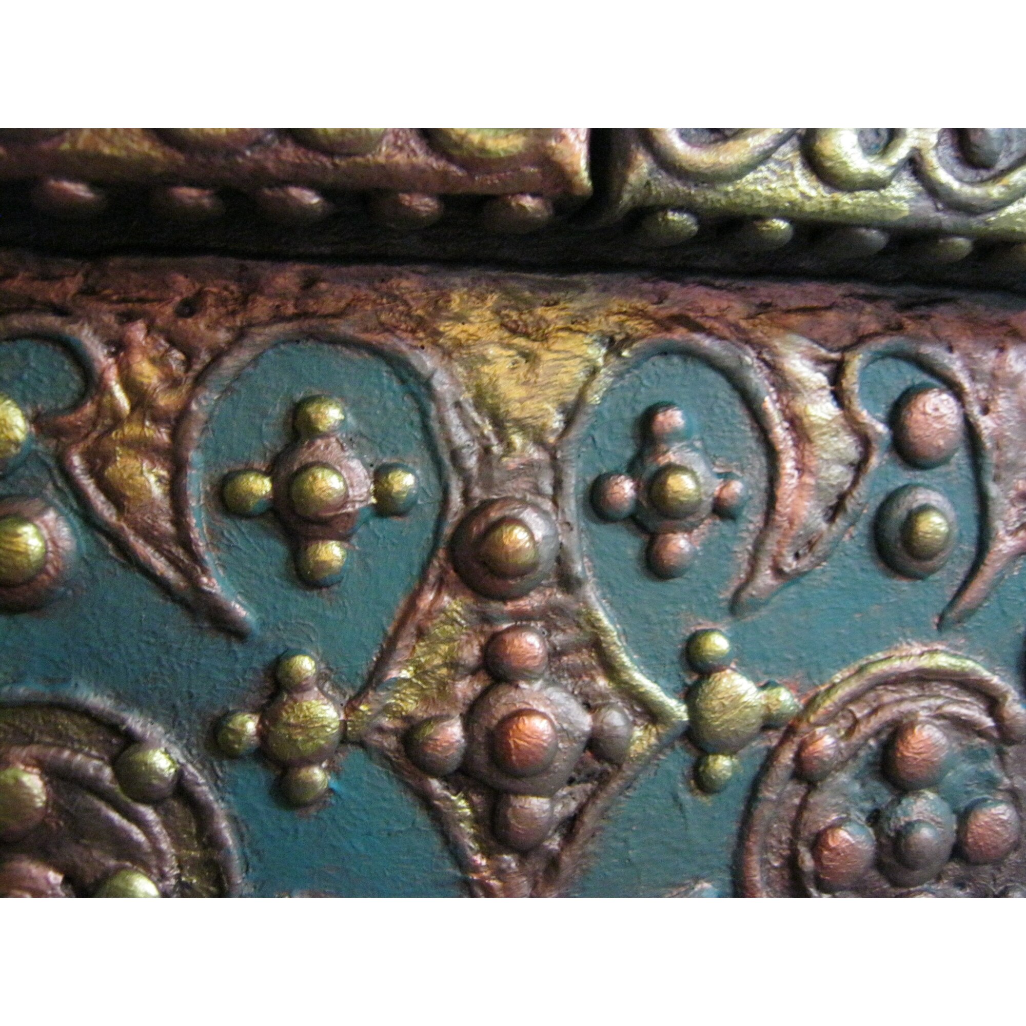 Tablou triptic, WALL PAINTING AND DECOR, pictat manual, acrilic pe lemn ...